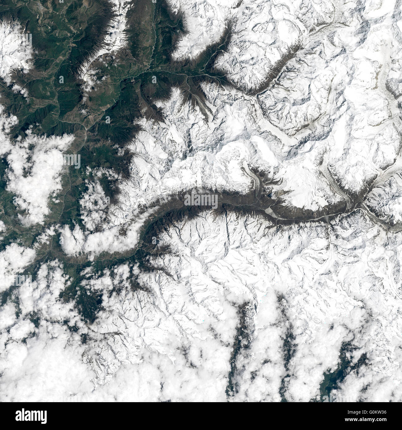 Earth top view from space. Elements of this image furnished by NASA ...