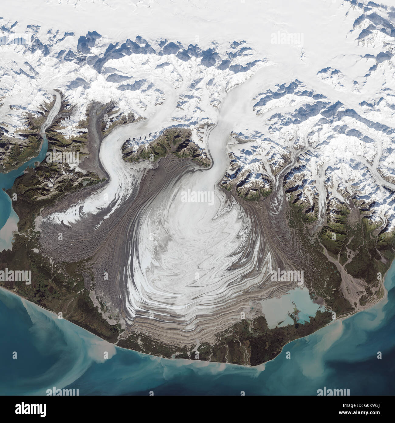 Earth top view from space. Elements of this image furnished by NASA ...