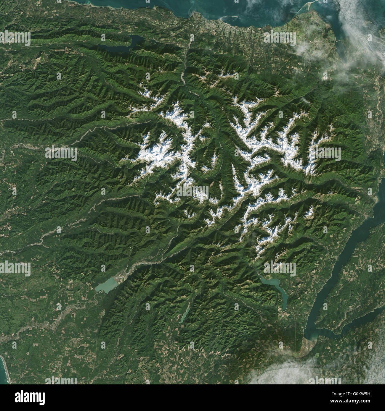 Earth top view from space. Elements of this image furnished by NASA ...