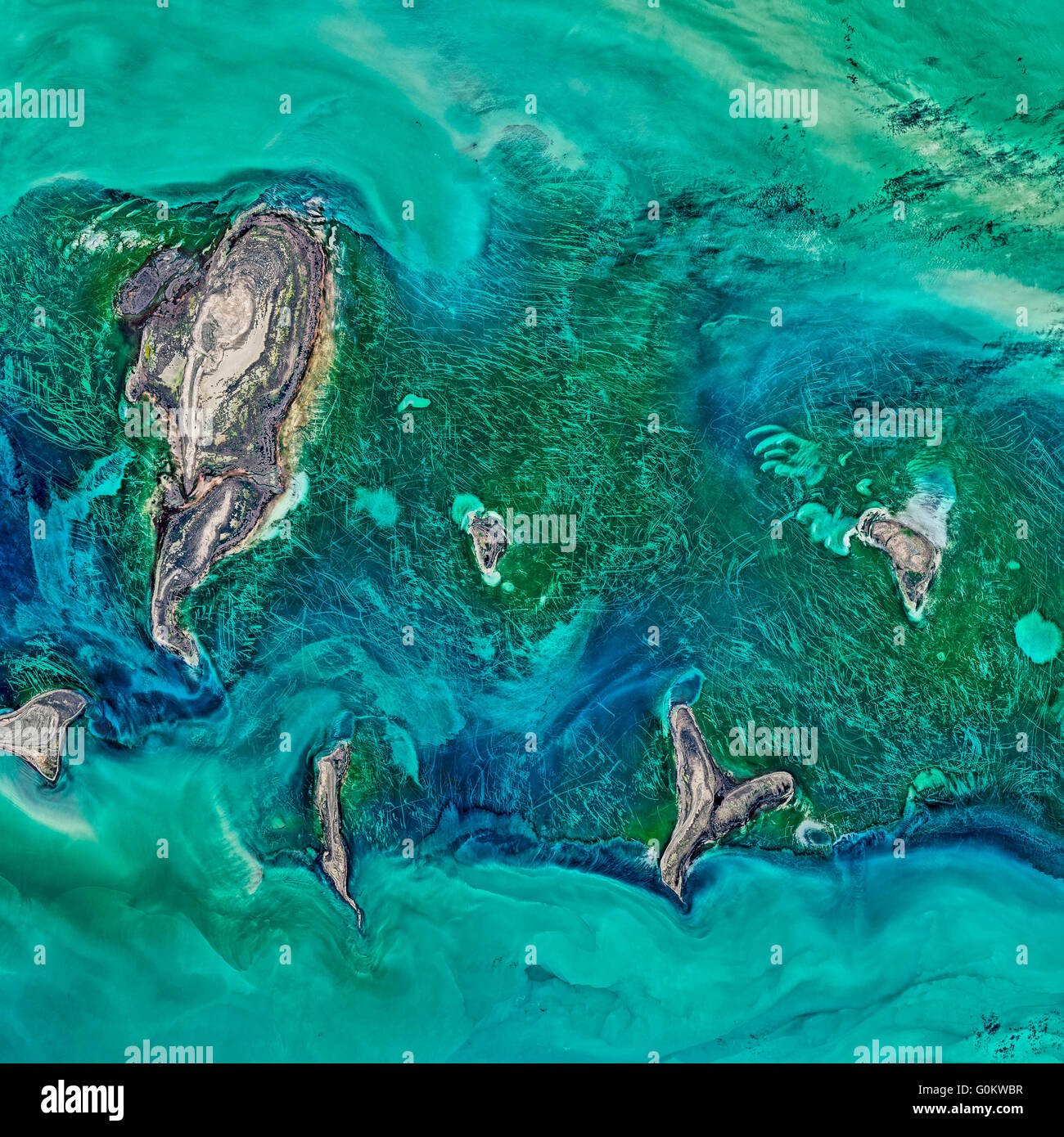 Earth top view from space. Elements of this image furnished by NASA ...