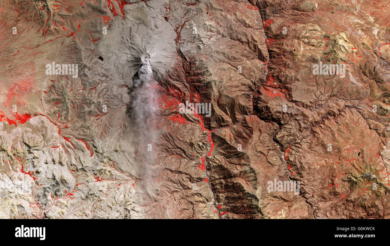 Earth top view from space. Elements of this image furnished by NASA ...