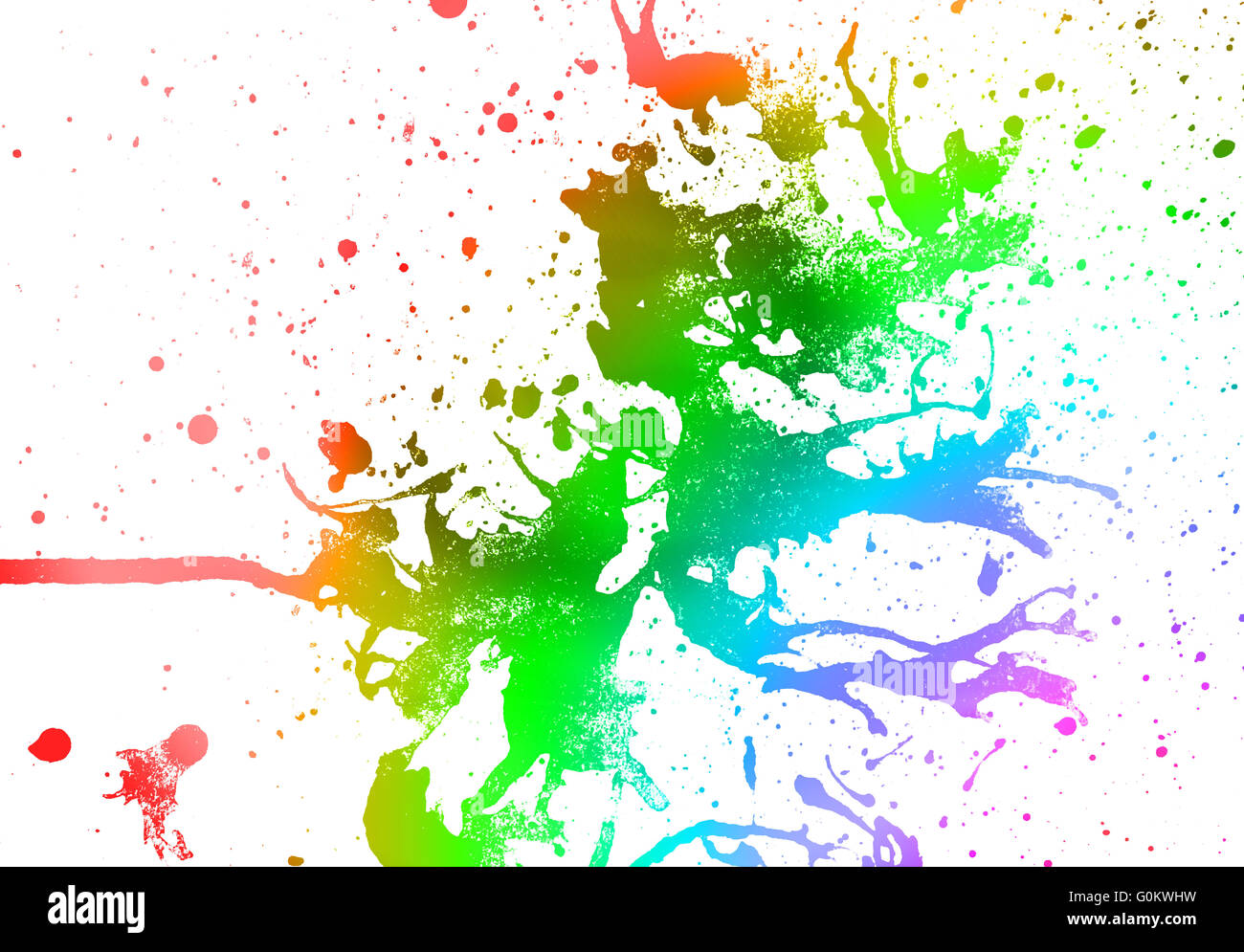 abstract multi color background from water color Stock Photo - Alamy