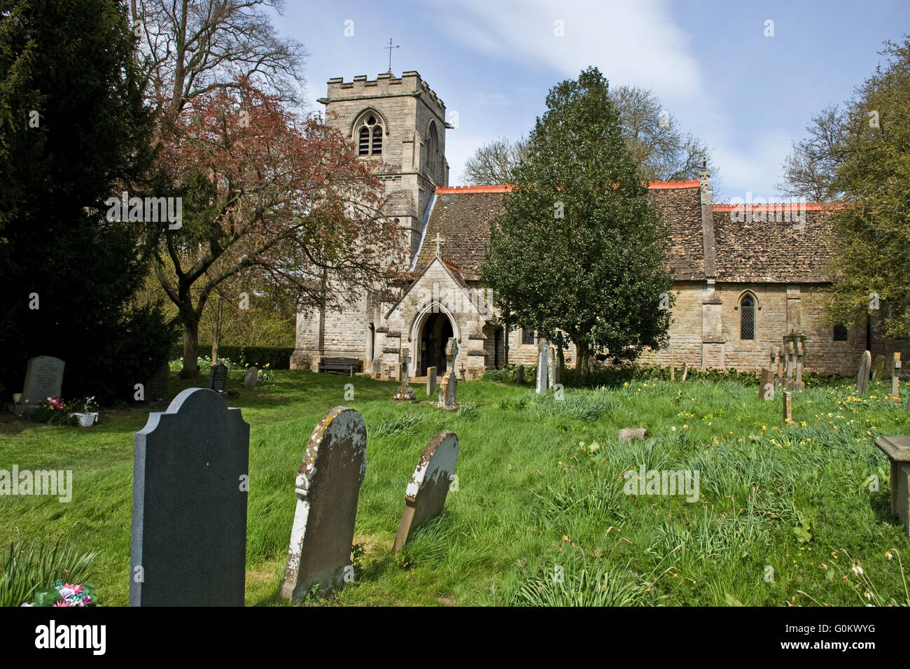 St. Peter's Church, Gunby Stock Photo - Alamy