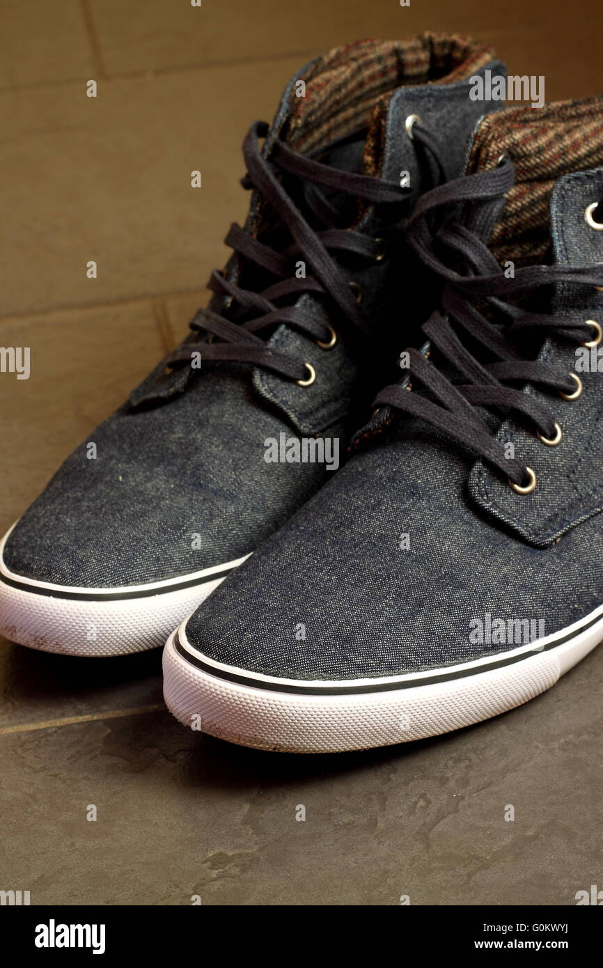 Shoes undone shoelaces hi-res stock photography and images - Alamy