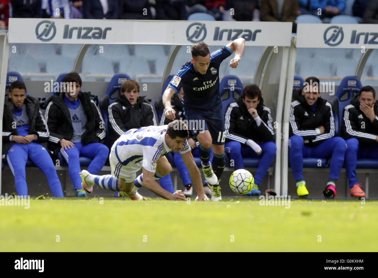 Lucas Vasquez of Real Madrid during the La Liga match espagolde Real ...