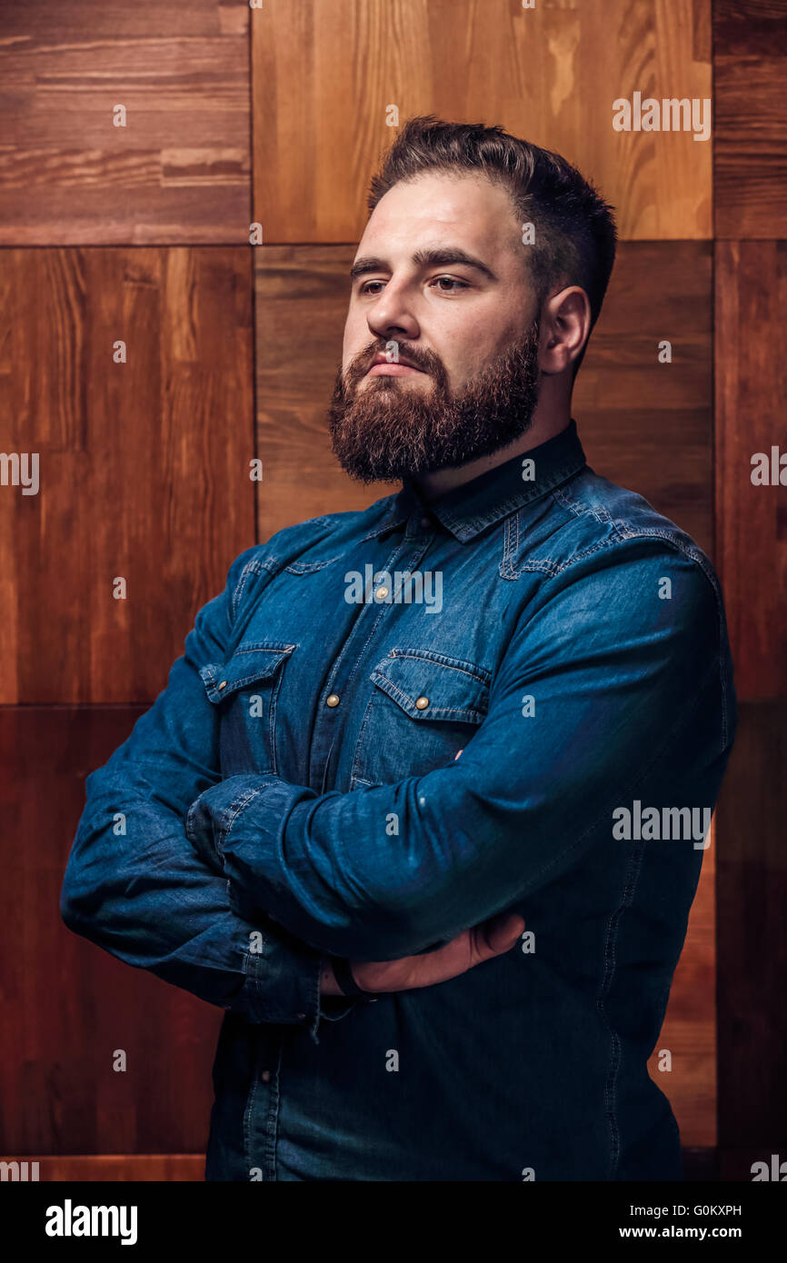 Bearded model hi-res stock photography and images - Alamy