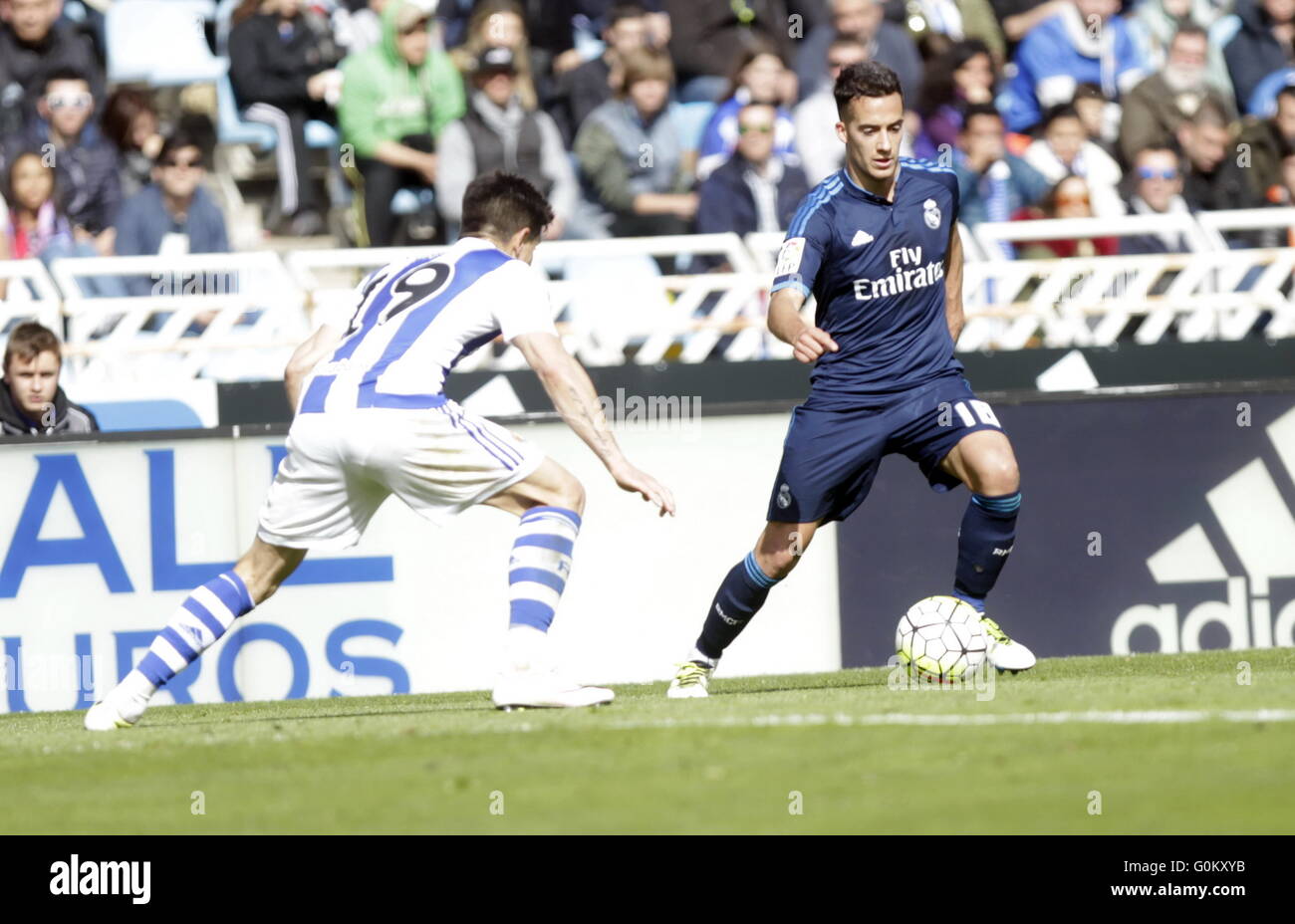 Lucas Vasquez of Real Madrid during the La Liga match espagolde Real ...
