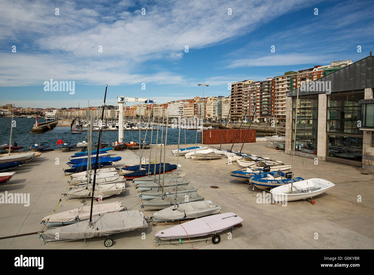 CEAR de Vela Príncipe Felipe. Santander Bay, Cantabrian Sea, Cantabria ...