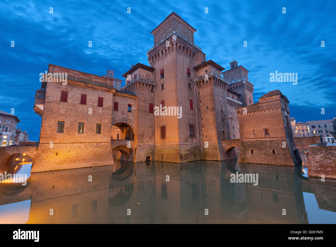 Estense castle ferrara emilia romagna hi-res stock photography and ...
