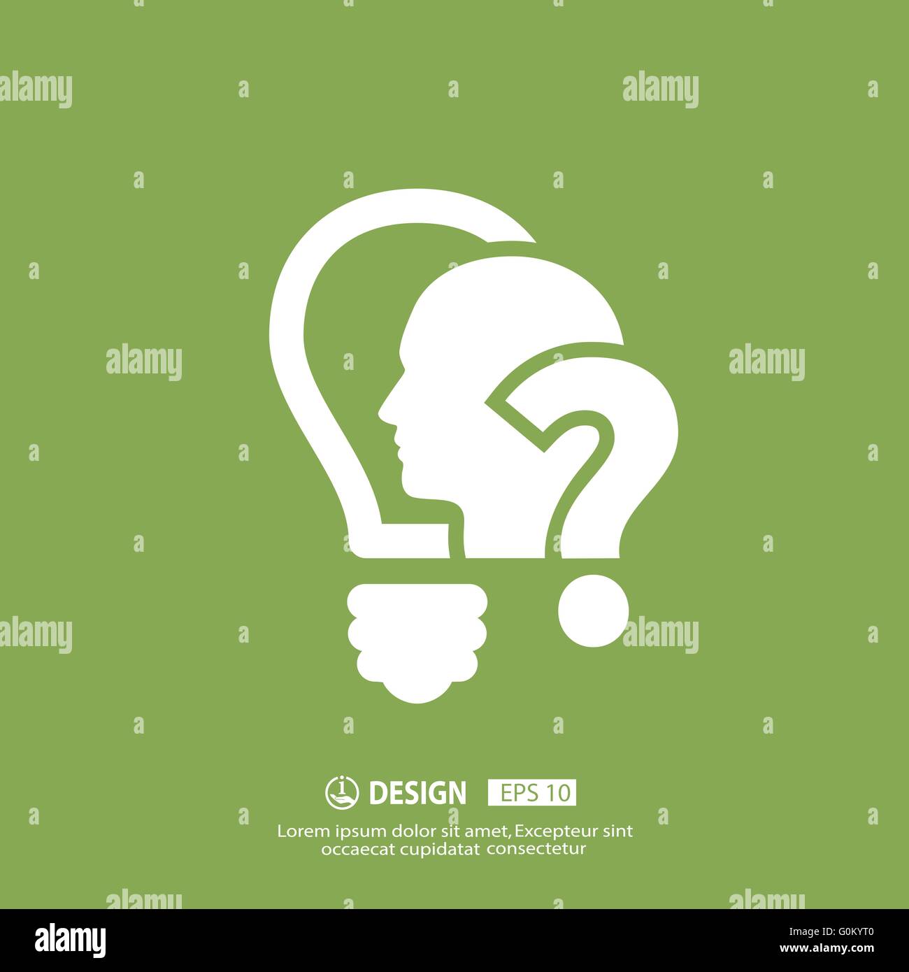 question mark and man icon Stock Vector Image & Art - Alamy