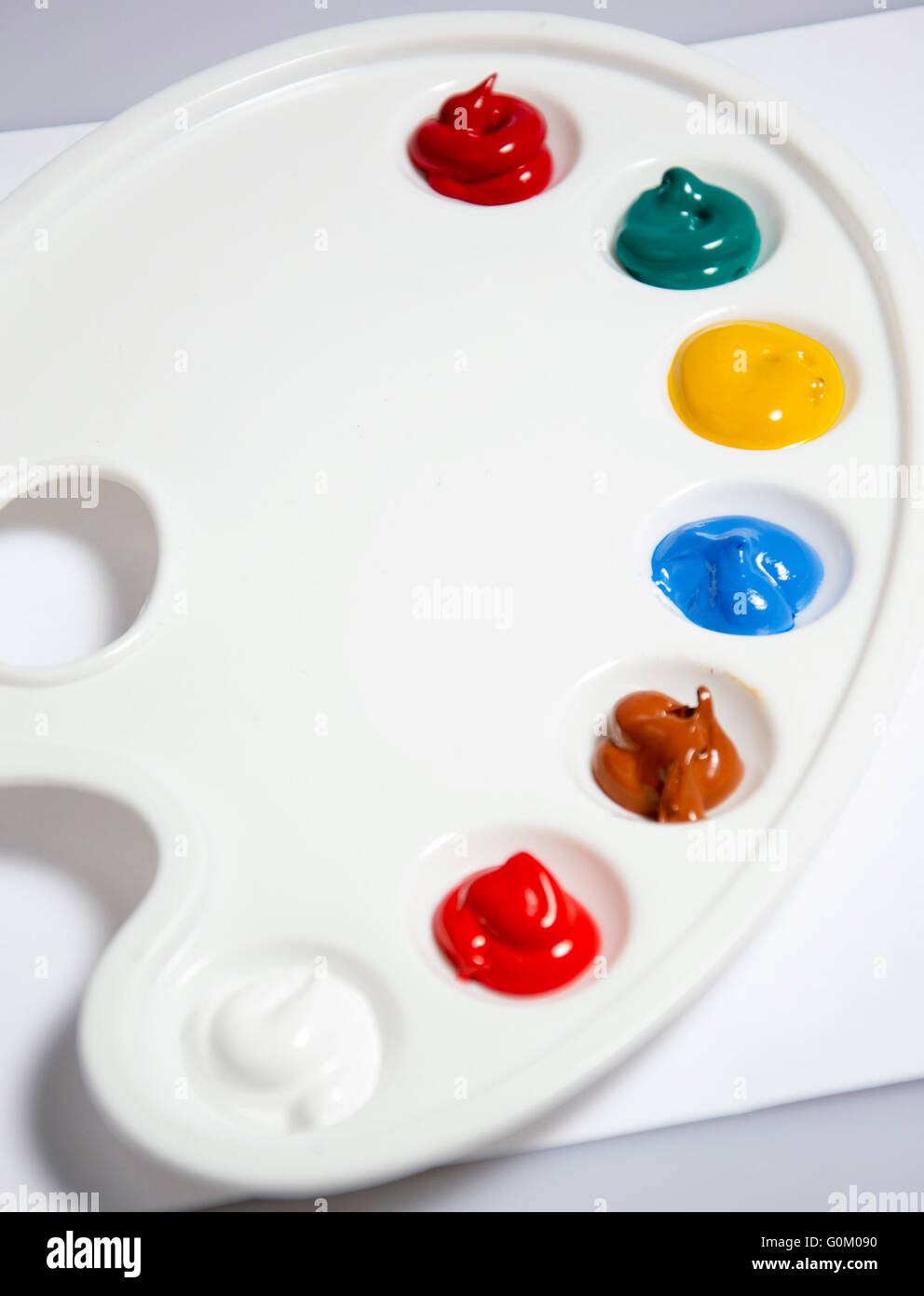 colorful acrylic paints Stock Photo - Alamy