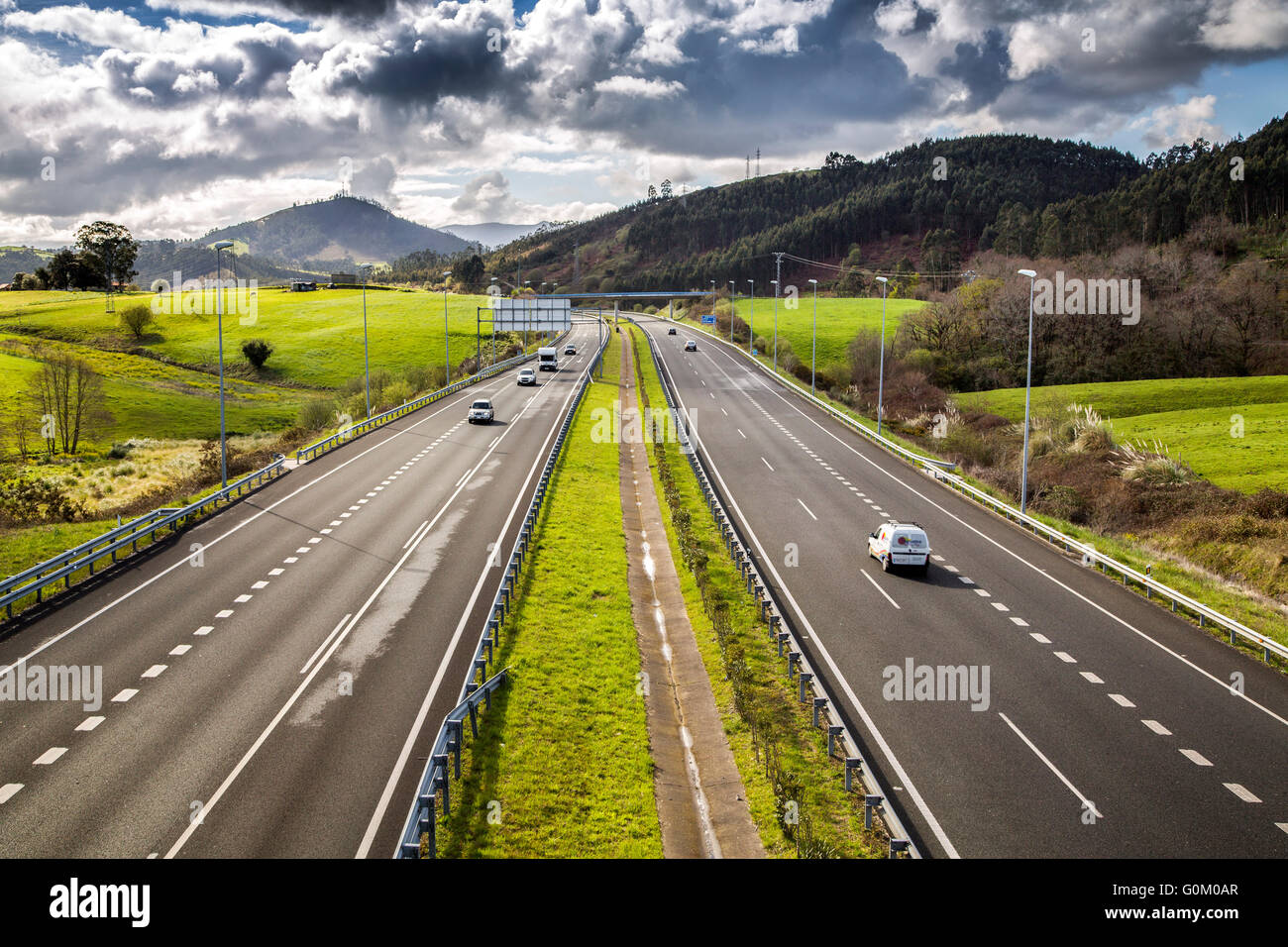 Motorway driving spain hi-res stock photography and images - Alamy