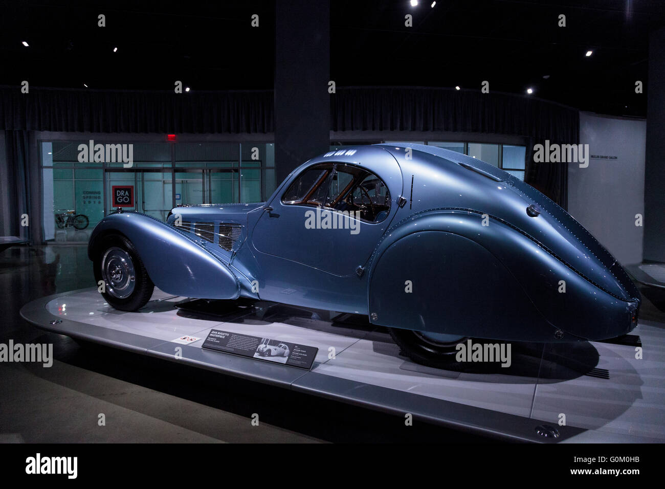 This 1936 Bugatti Type 57SC Atlantic is part of the collection of ...