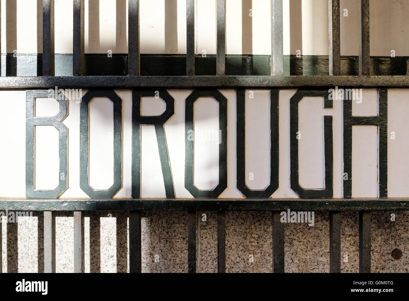 Borough market sign hi-res stock photography and images - Alamy