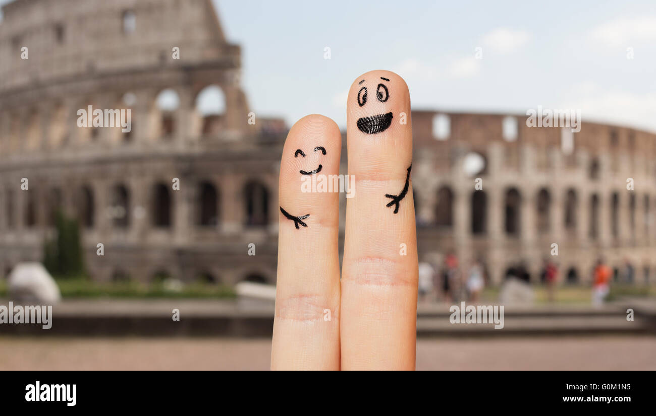 Close up fingers smiley faces hi-res stock photography and images - Alamy
