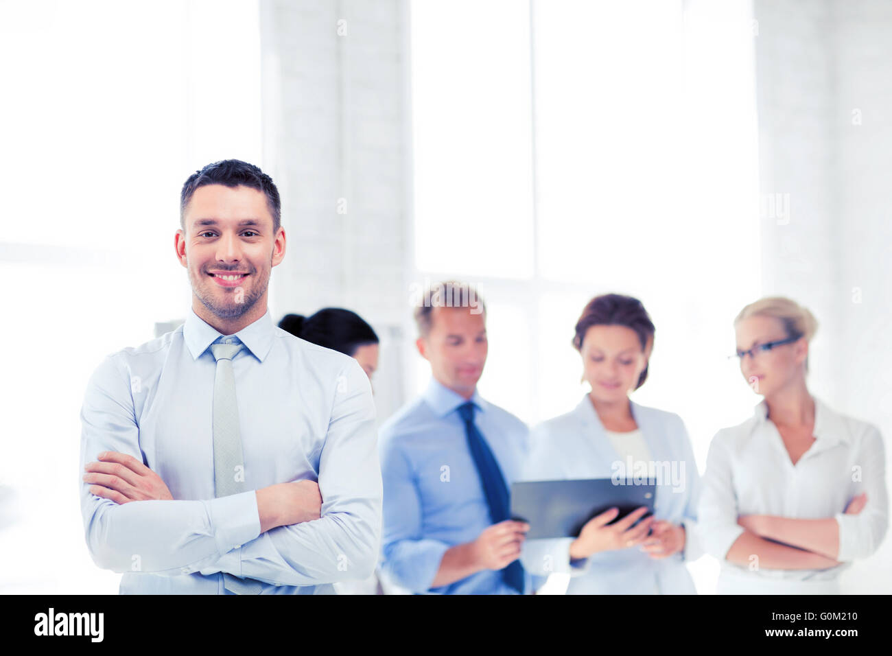 businessman in office Stock Photo - Alamy