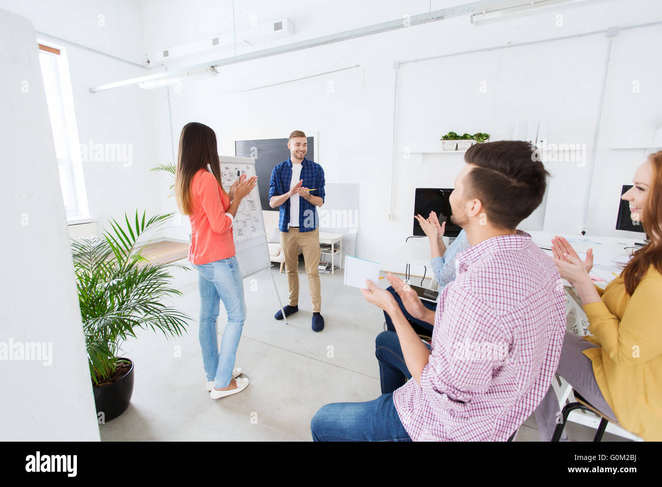 creative team celebrating success Stock Photo - Alamy