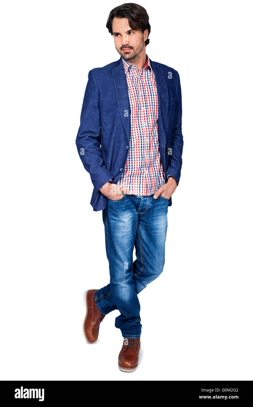 Handsome smiling man approaching the camera Stock Photo - Alamy