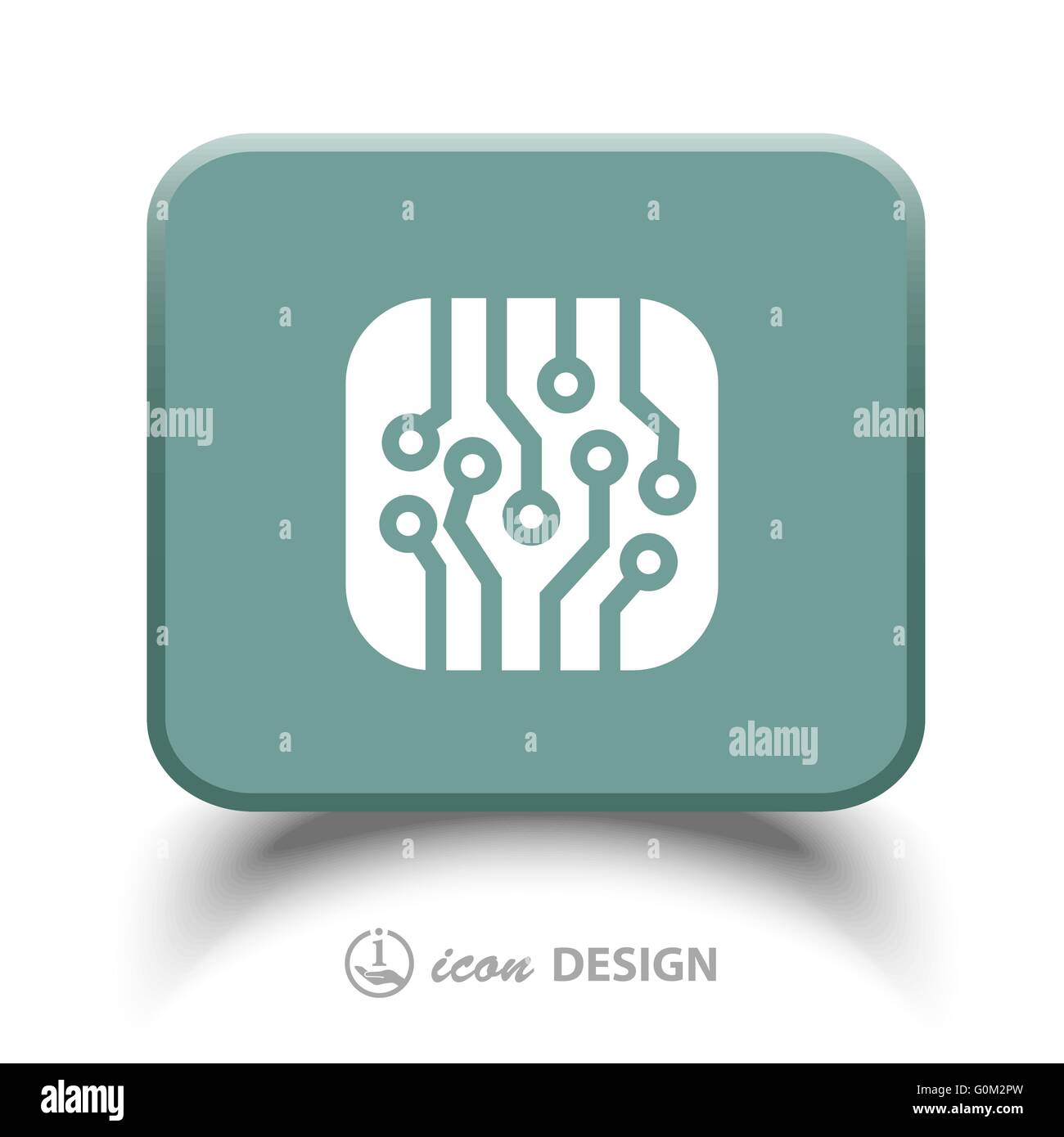 circuit board icon Stock Vector Image & Art - Alamy