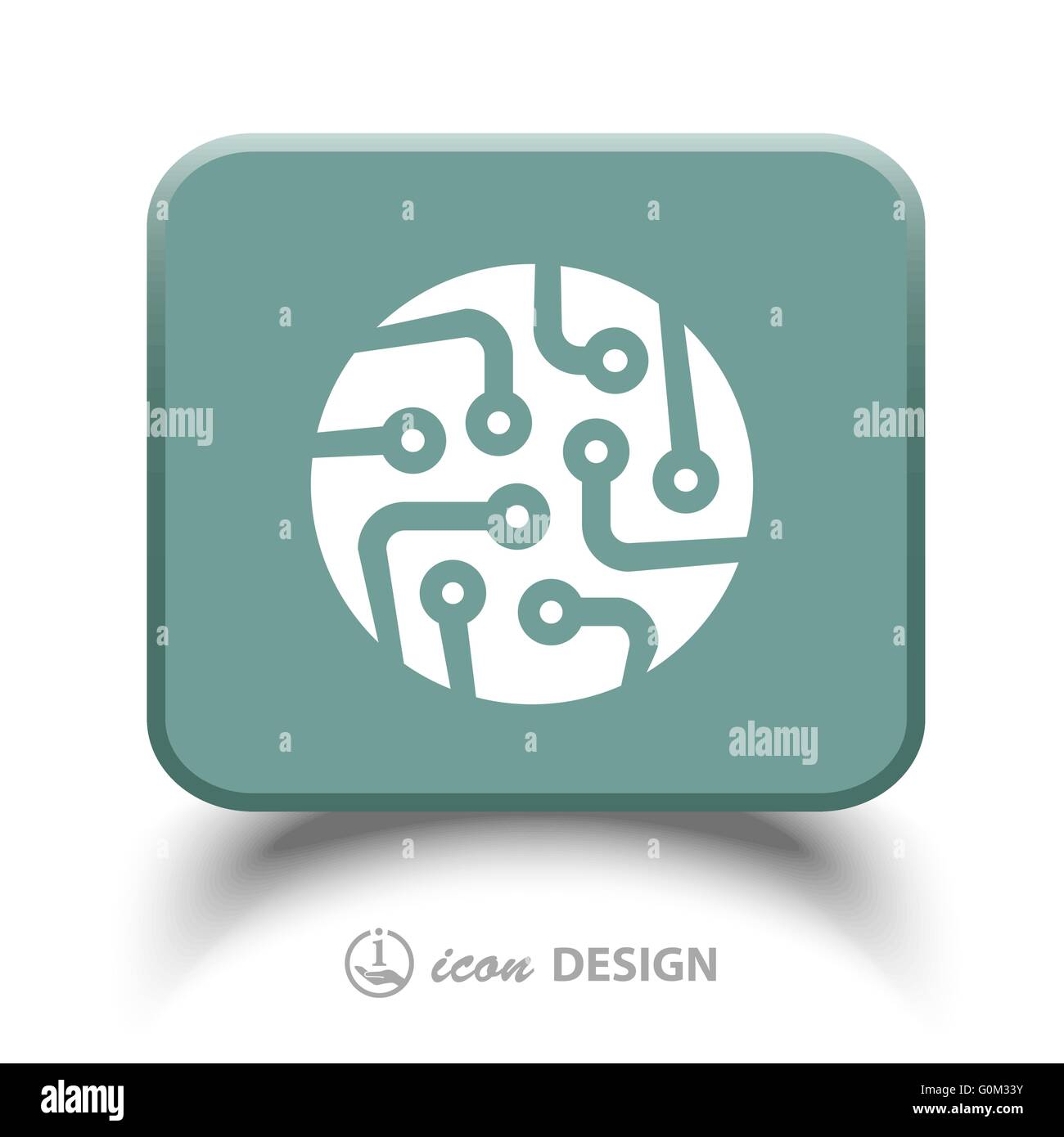 circuit board icon Stock Vector Image & Art - Alamy