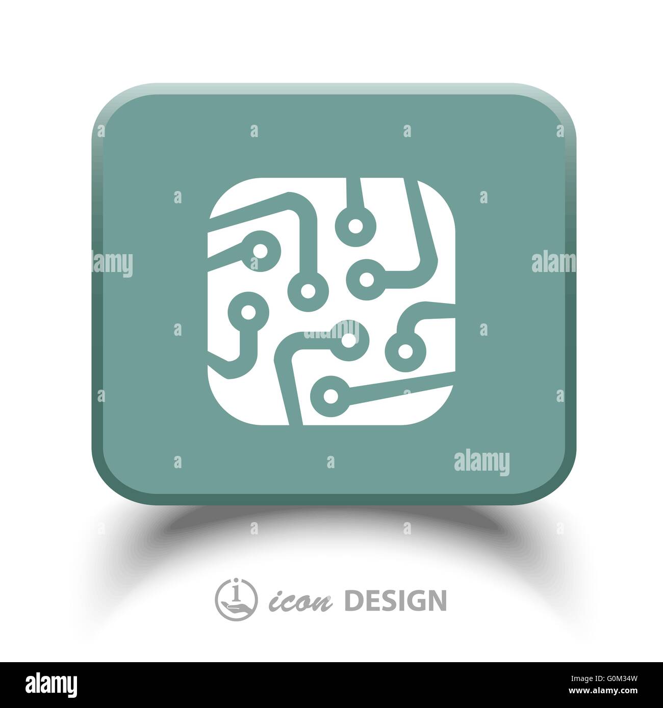 circuit board icon Stock Vector Image & Art - Alamy