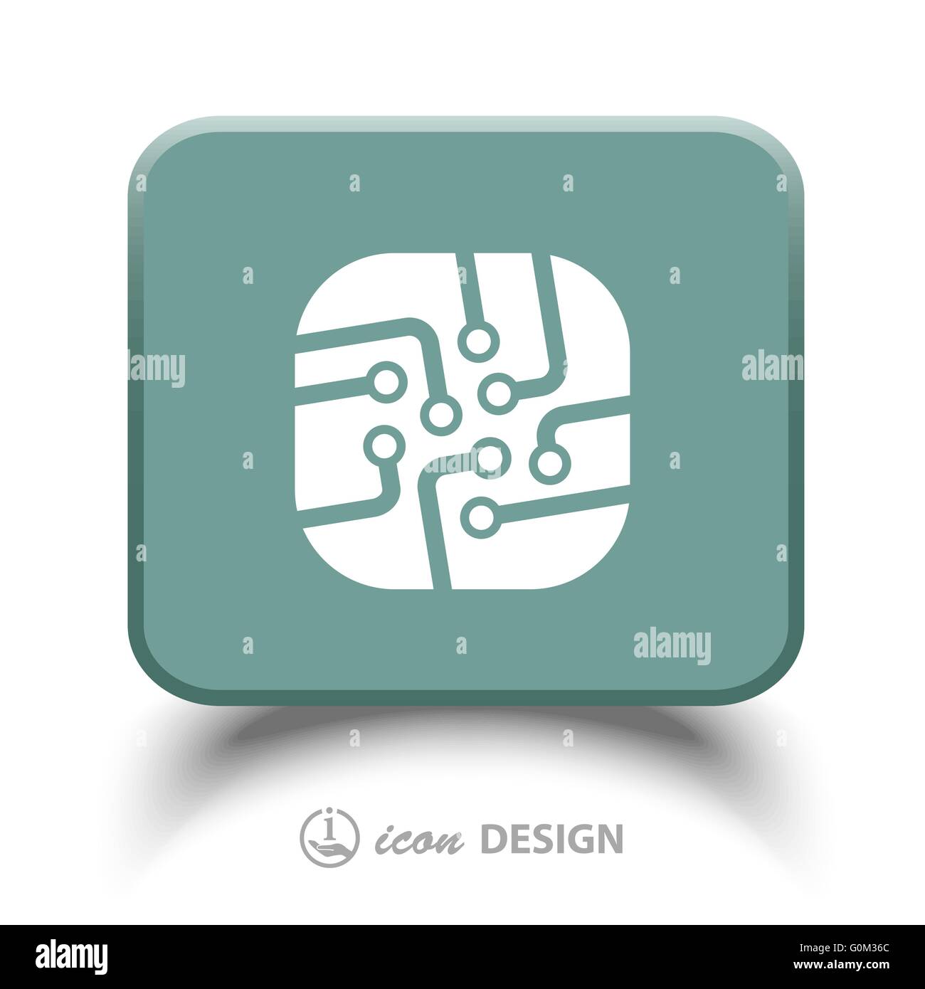 circuit board icon Stock Vector Image & Art - Alamy