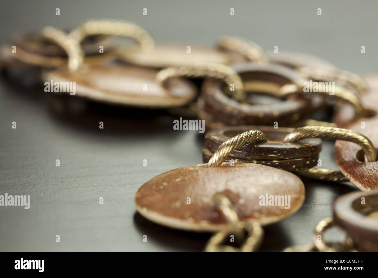 Scratched and tarnished old silver jewellery Stock Photo - Alamy