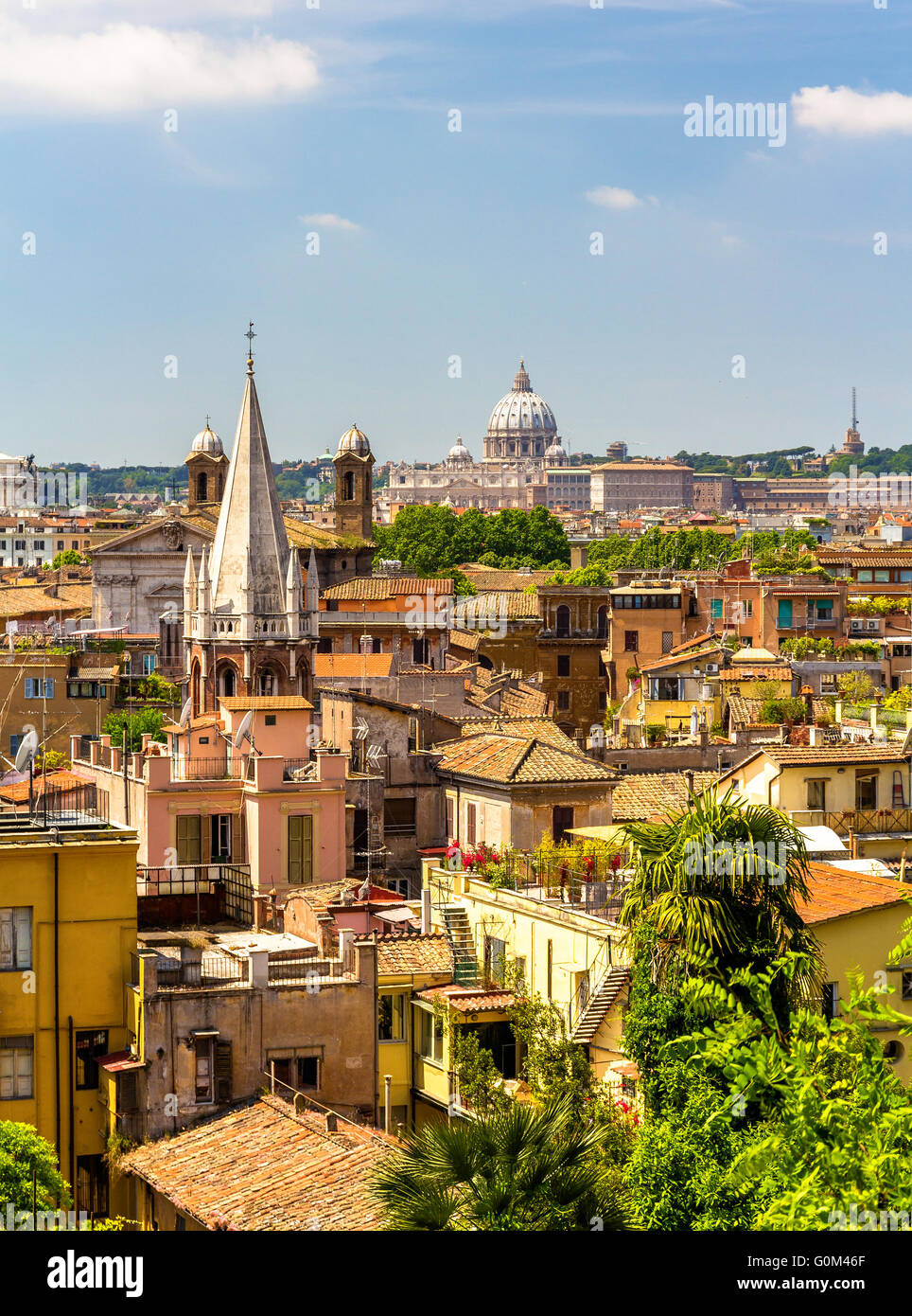 Aerial view rome city hi-res stock photography and images - Alamy