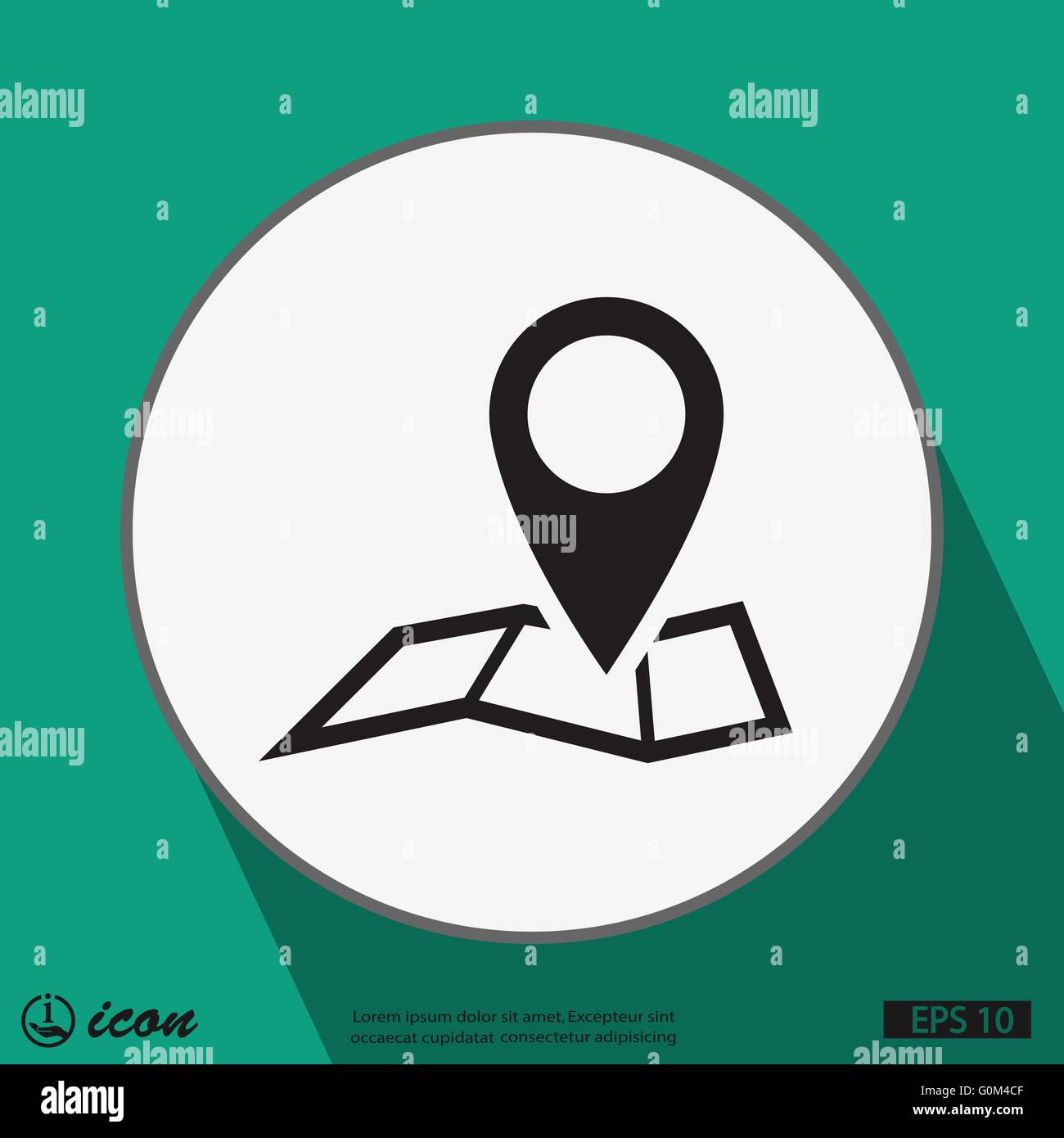 Map icon icon Stock Vector Image & Art - Alamy