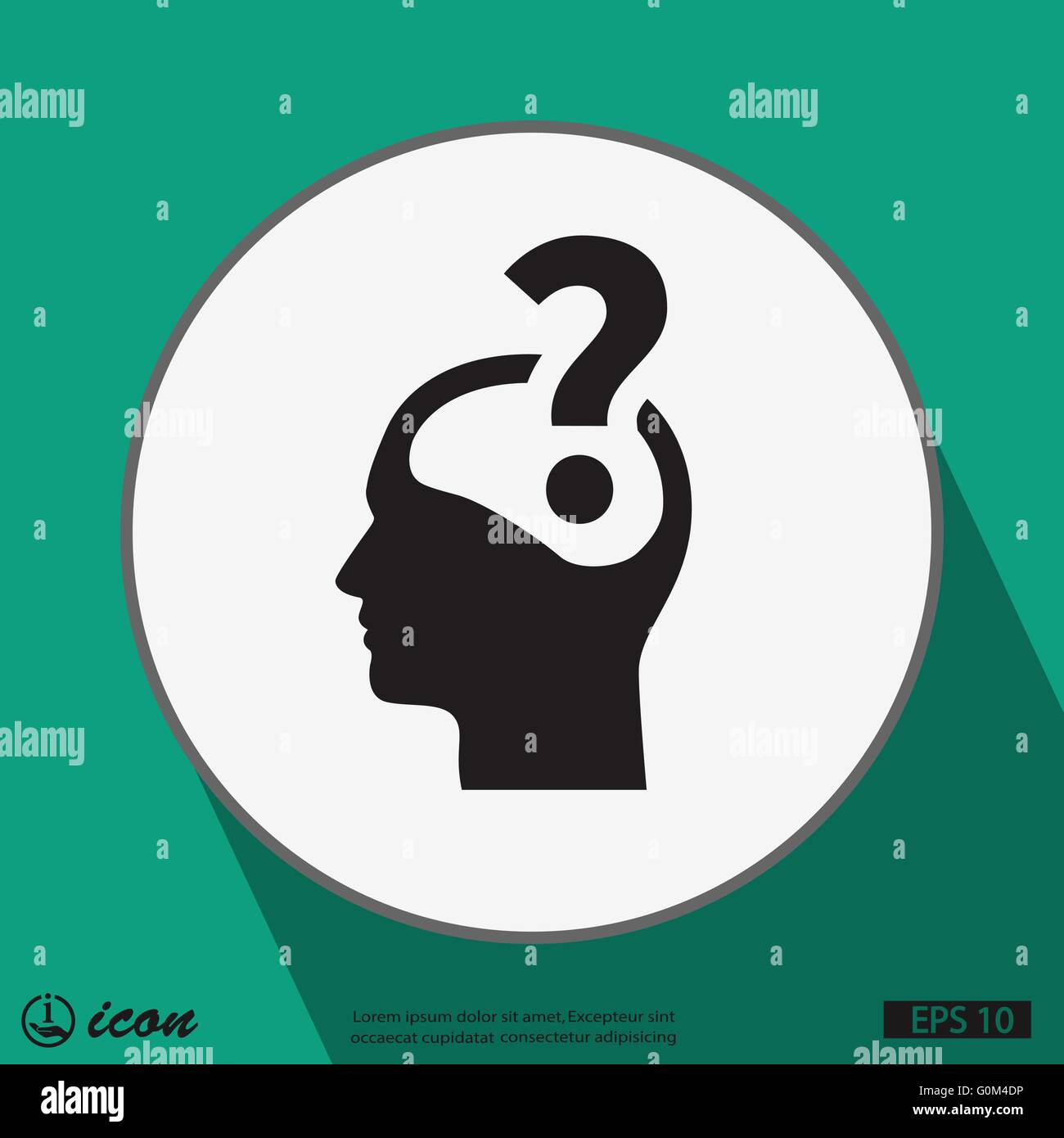 question mark and man icon Stock Vector Image & Art - Alamy