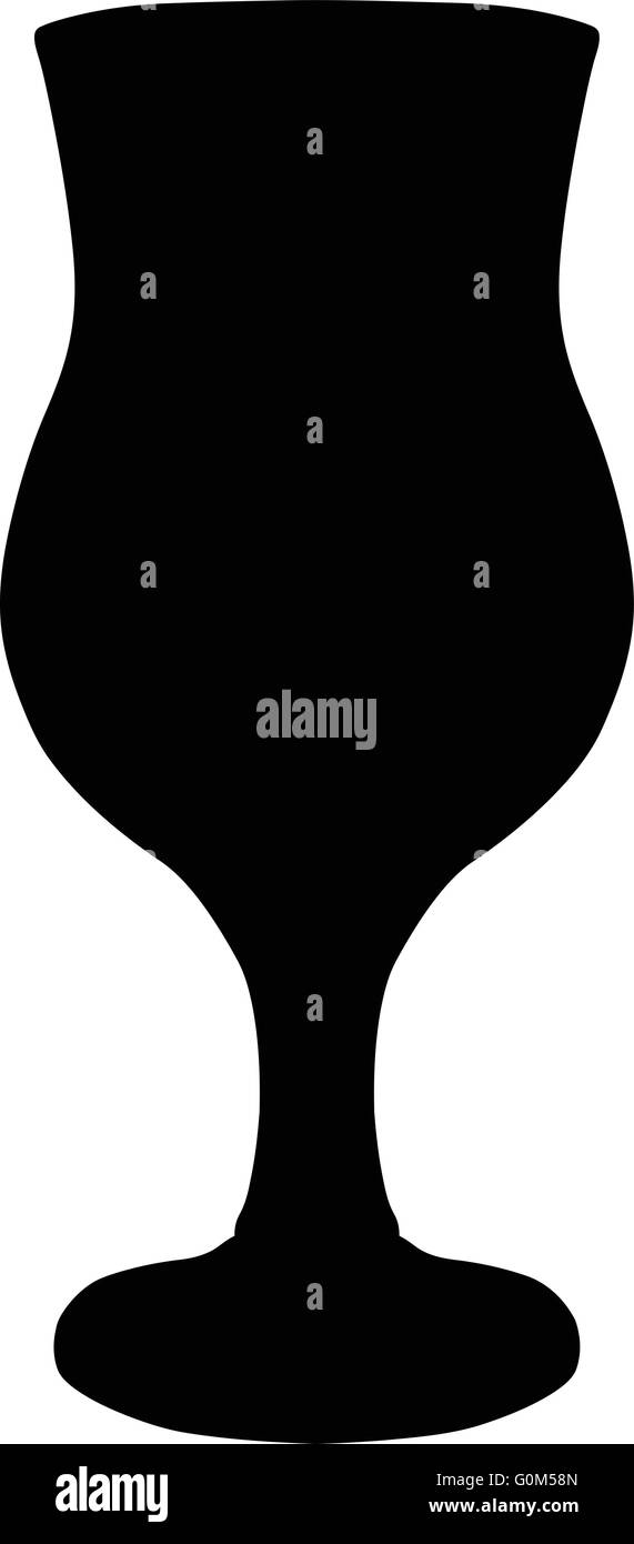Silhouette of glass Stock Vector Image & Art - Alamy