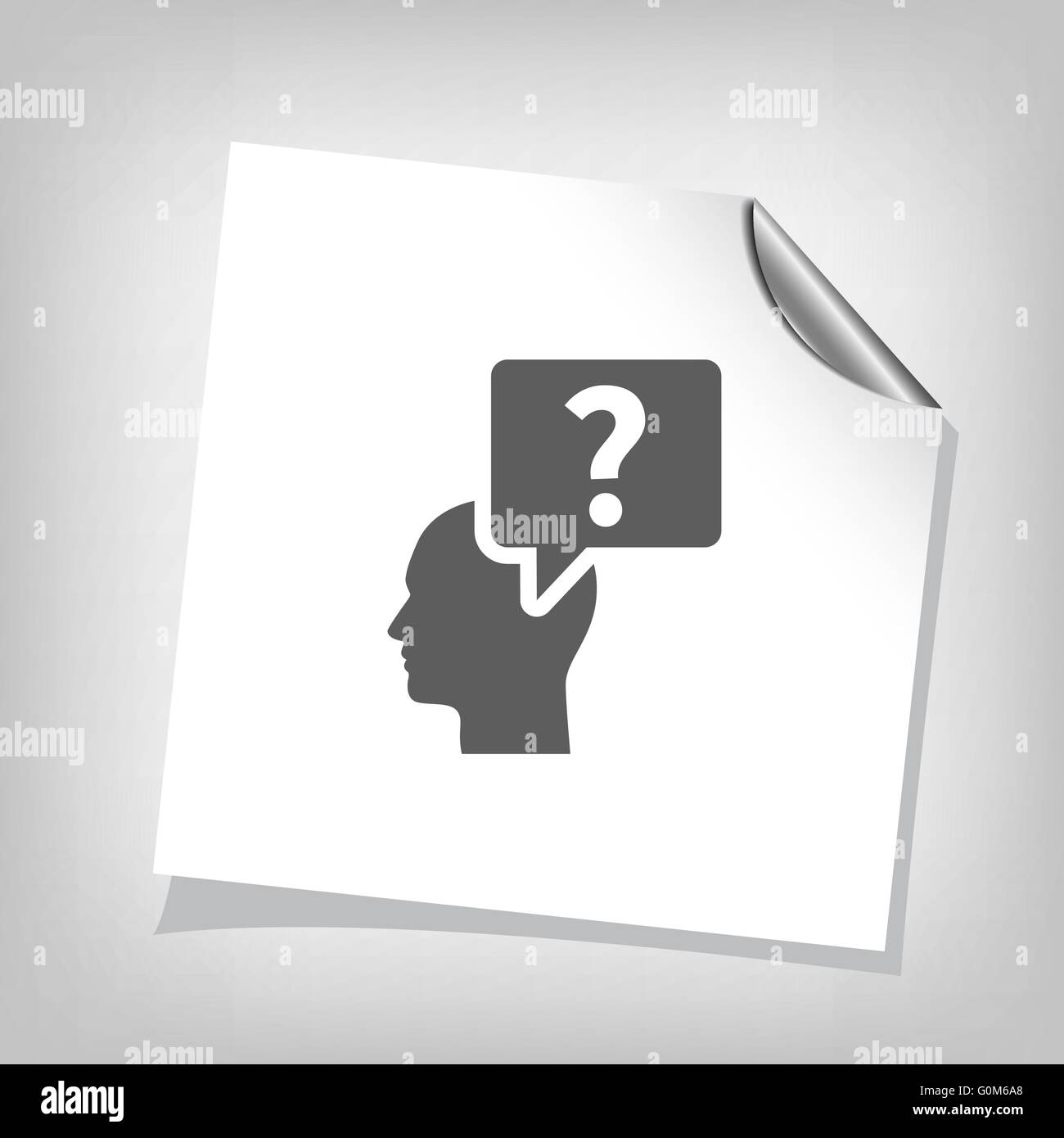 question mark and man icon Stock Vector Image & Art - Alamy