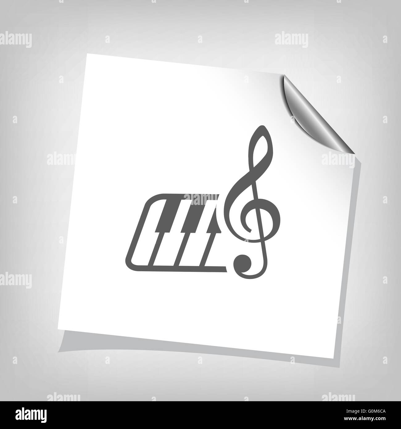 music key and keyboard icon Stock Vector Image & Art - Alamy