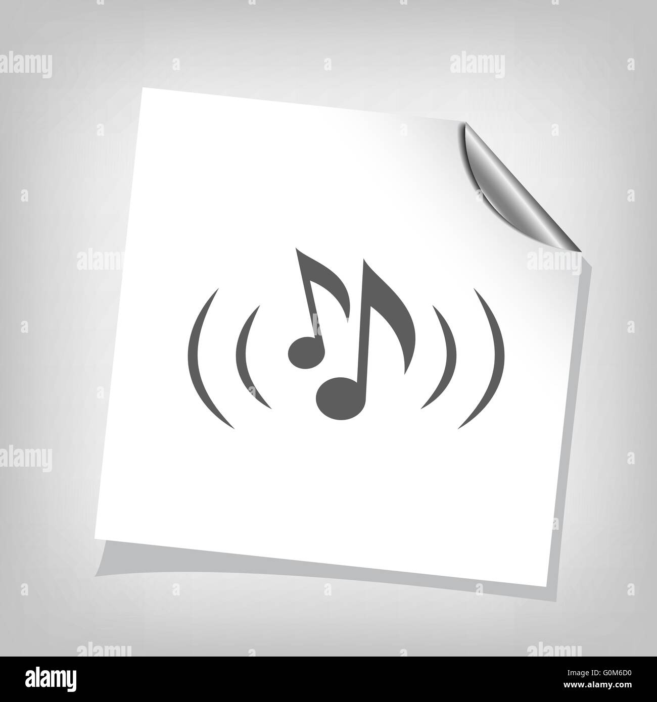 music note icon Stock Vector Image & Art - Alamy