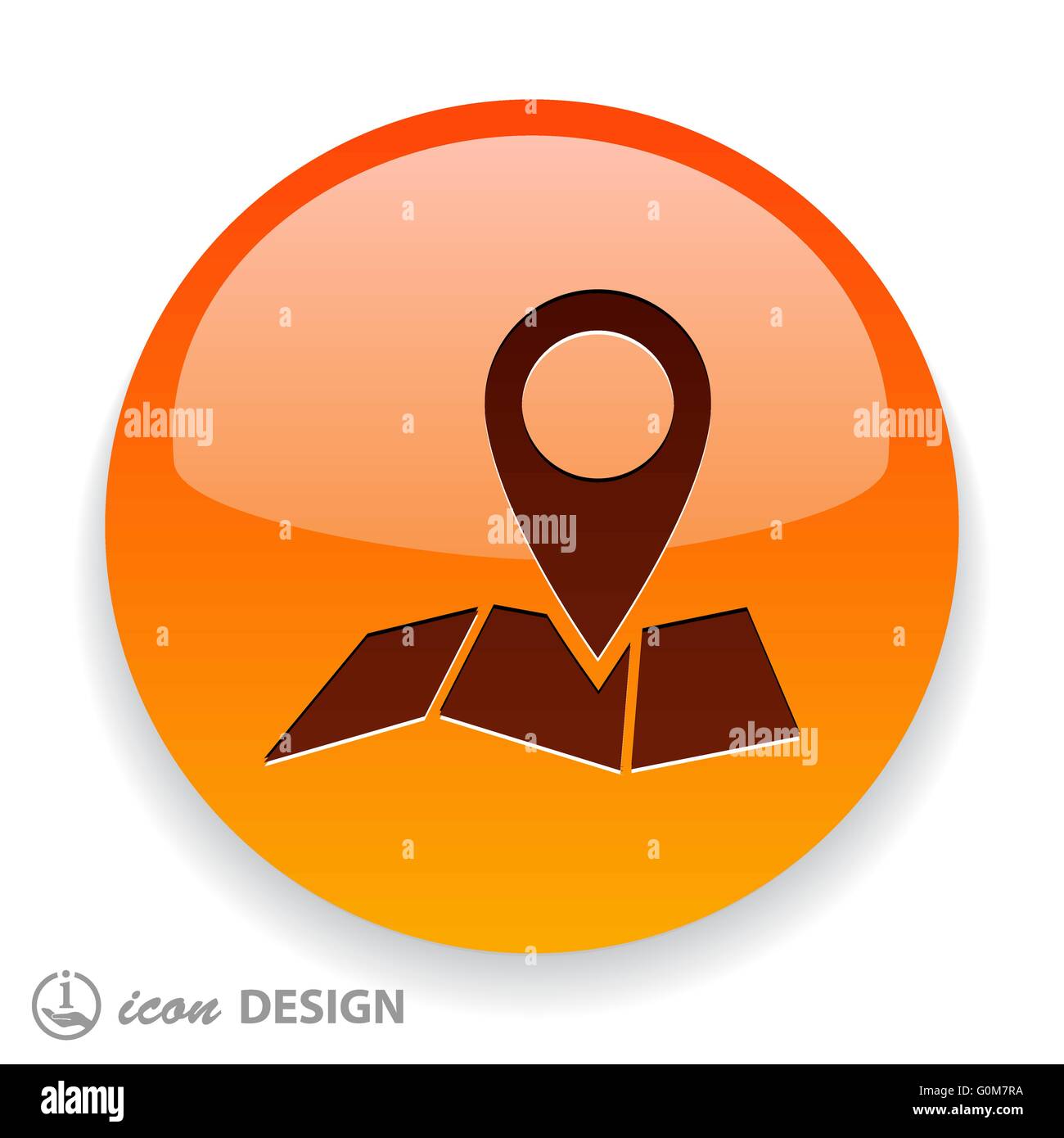 Map icon icon Stock Vector Image & Art - Alamy