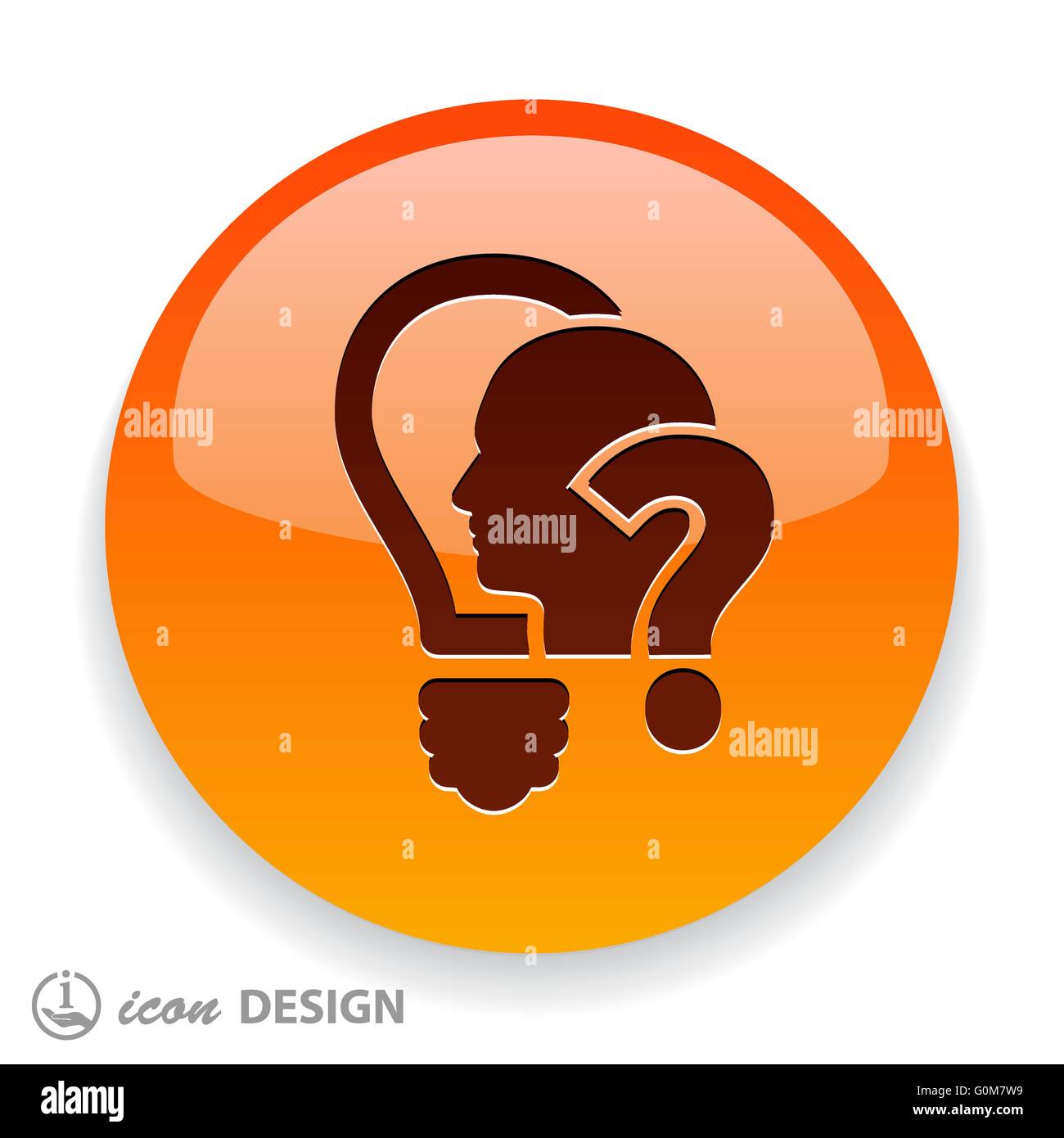 question mark and man icon Stock Vector Image & Art - Alamy