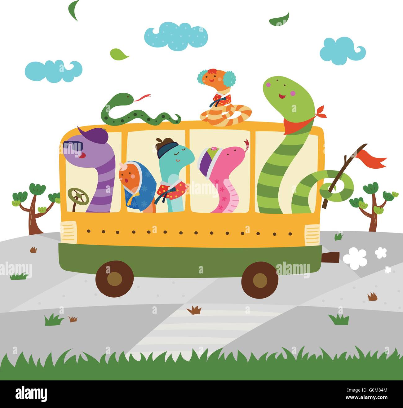 Year of Snake Stock Vector Image & Art - Alamy