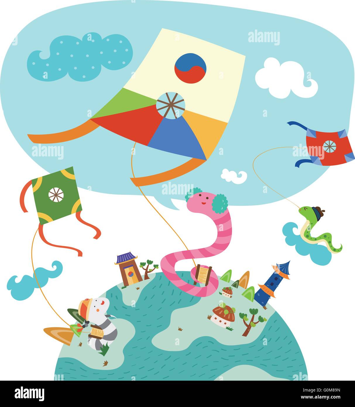 Year of snake Stock Vector Images - Alamy