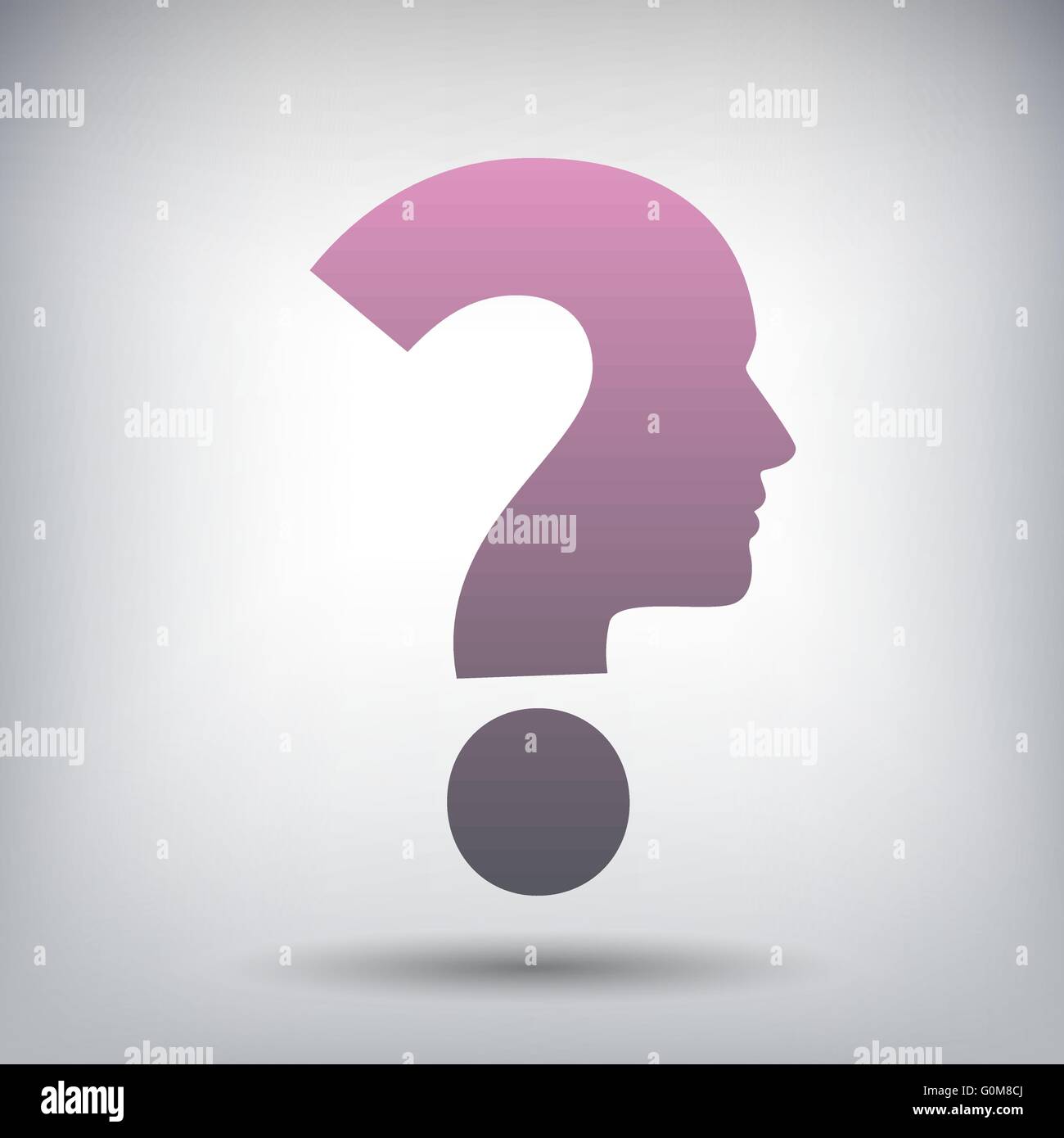 question mark and man icon Stock Vector Image & Art - Alamy