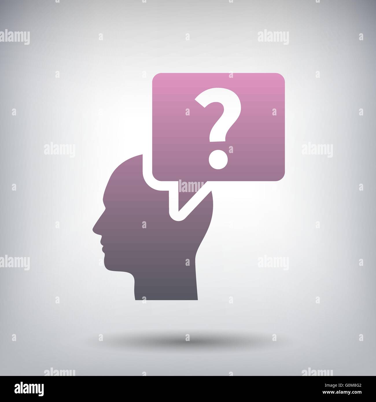 question mark and man icon Stock Vector Image & Art - Alamy