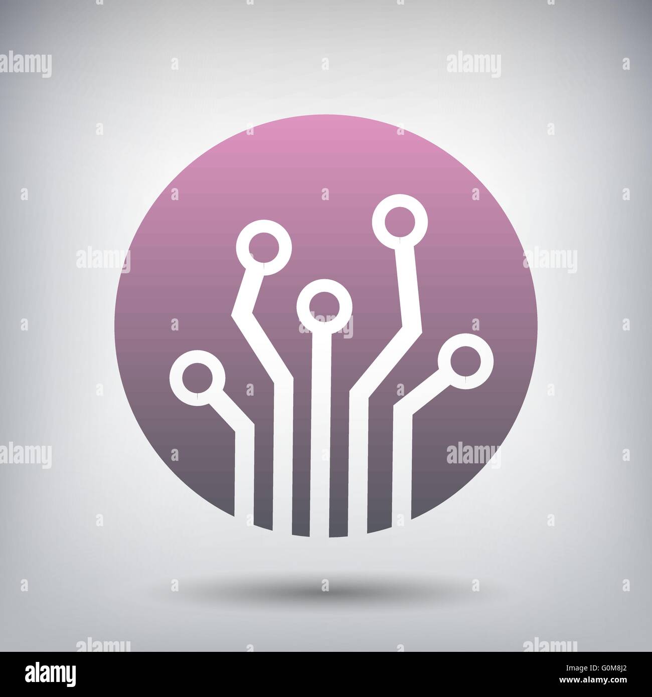 circuit board icon Stock Vector Image & Art - Alamy
