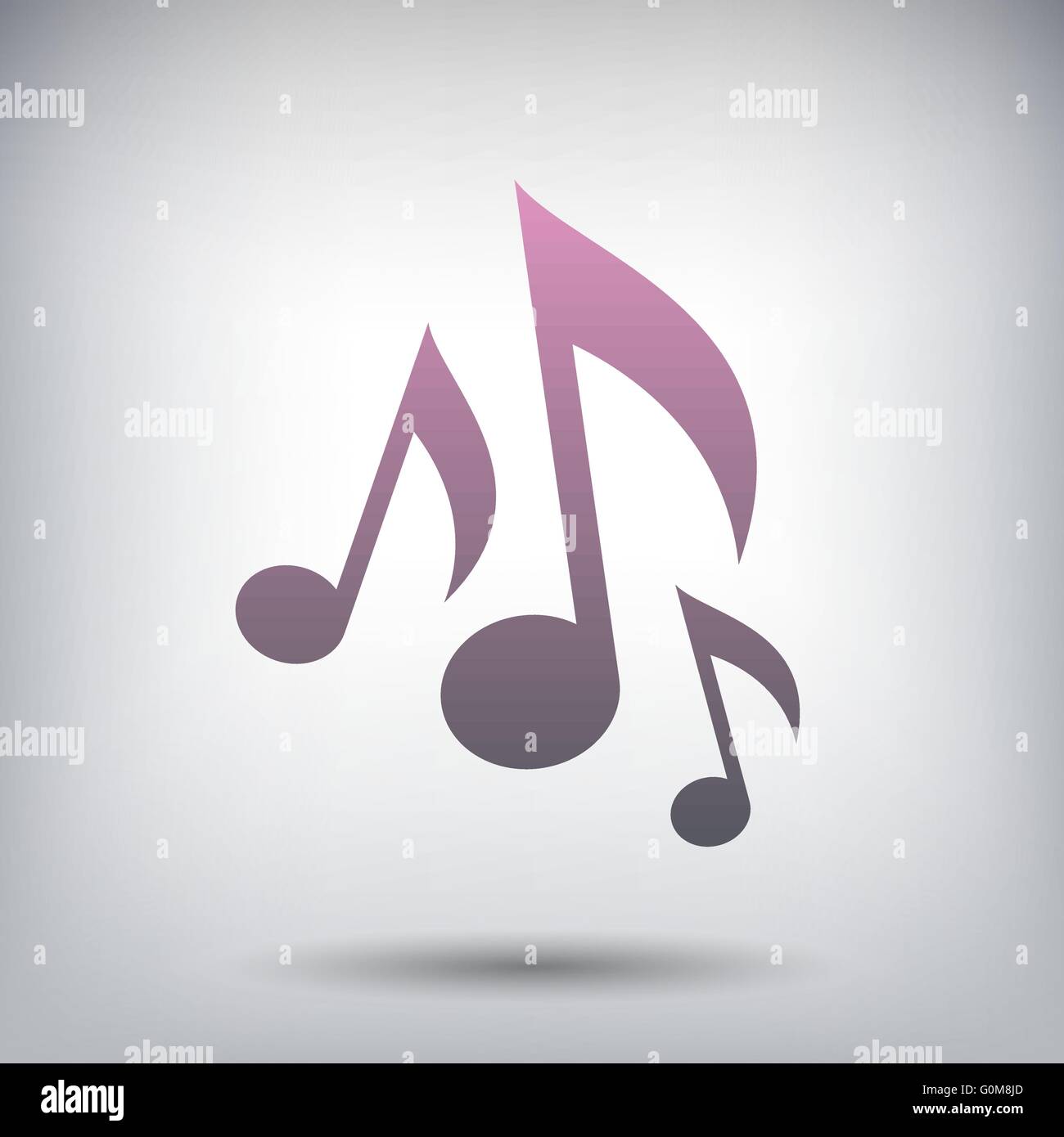 music note icon Stock Vector Image & Art - Alamy