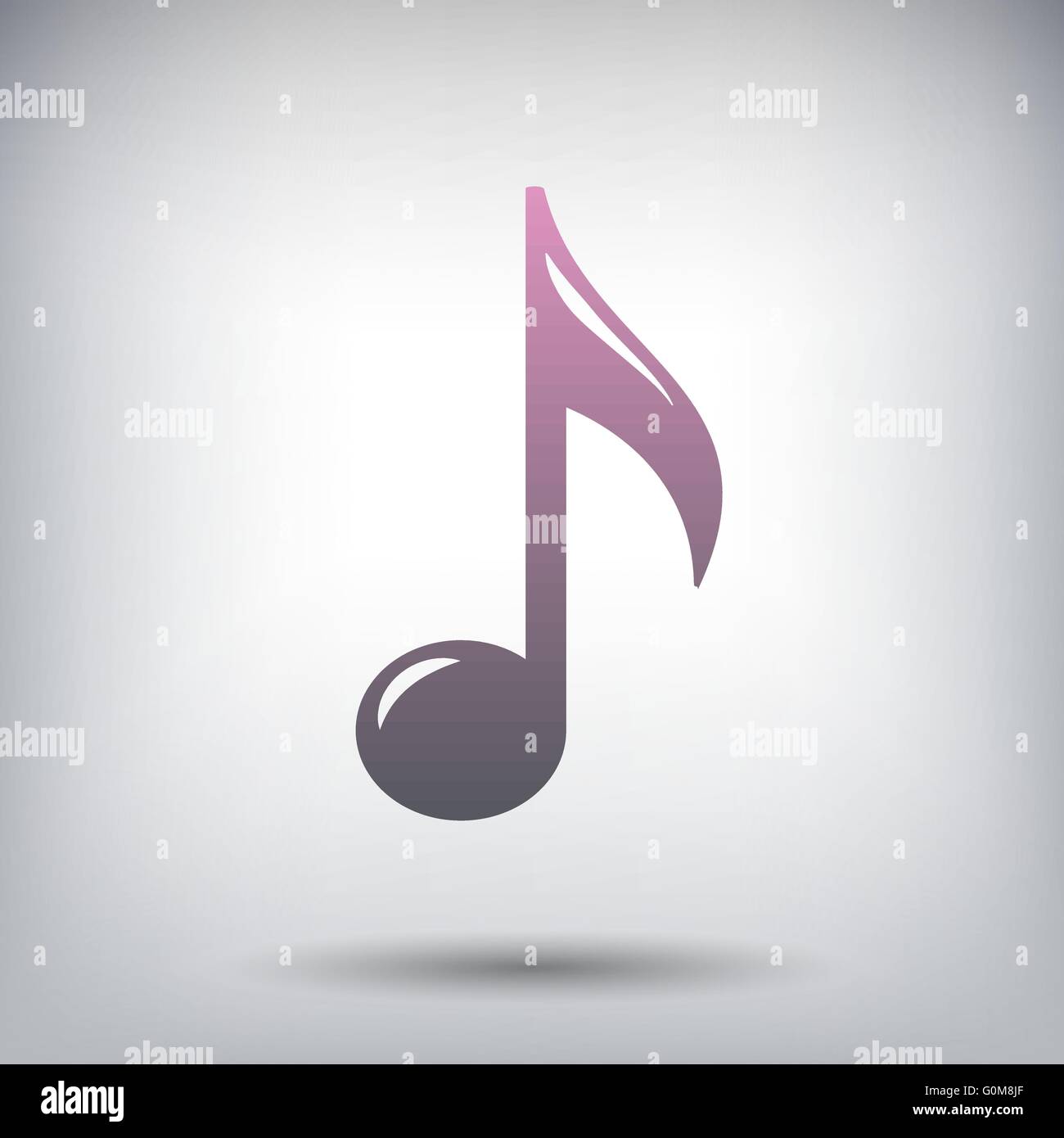music note icon Stock Vector Image & Art - Alamy