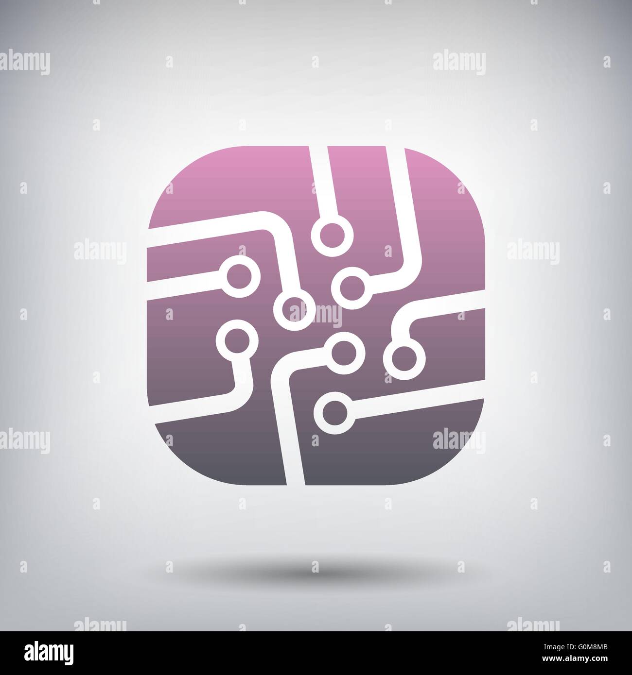 circuit board icon Stock Vector Image & Art - Alamy