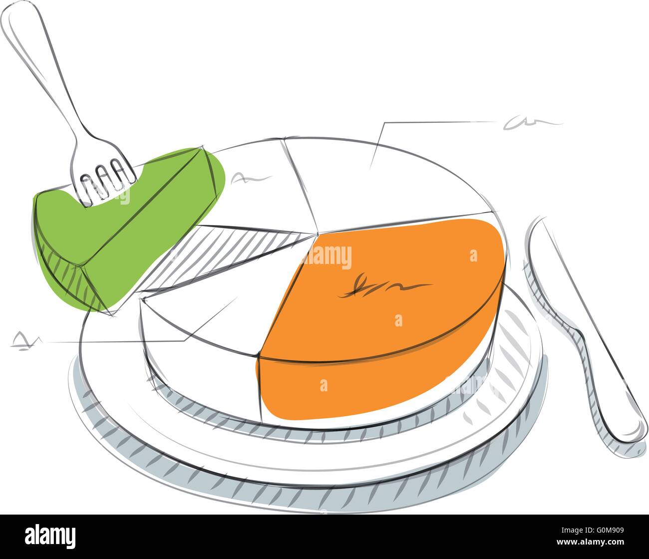 Cake graph hi-res stock photography and images - Alamy