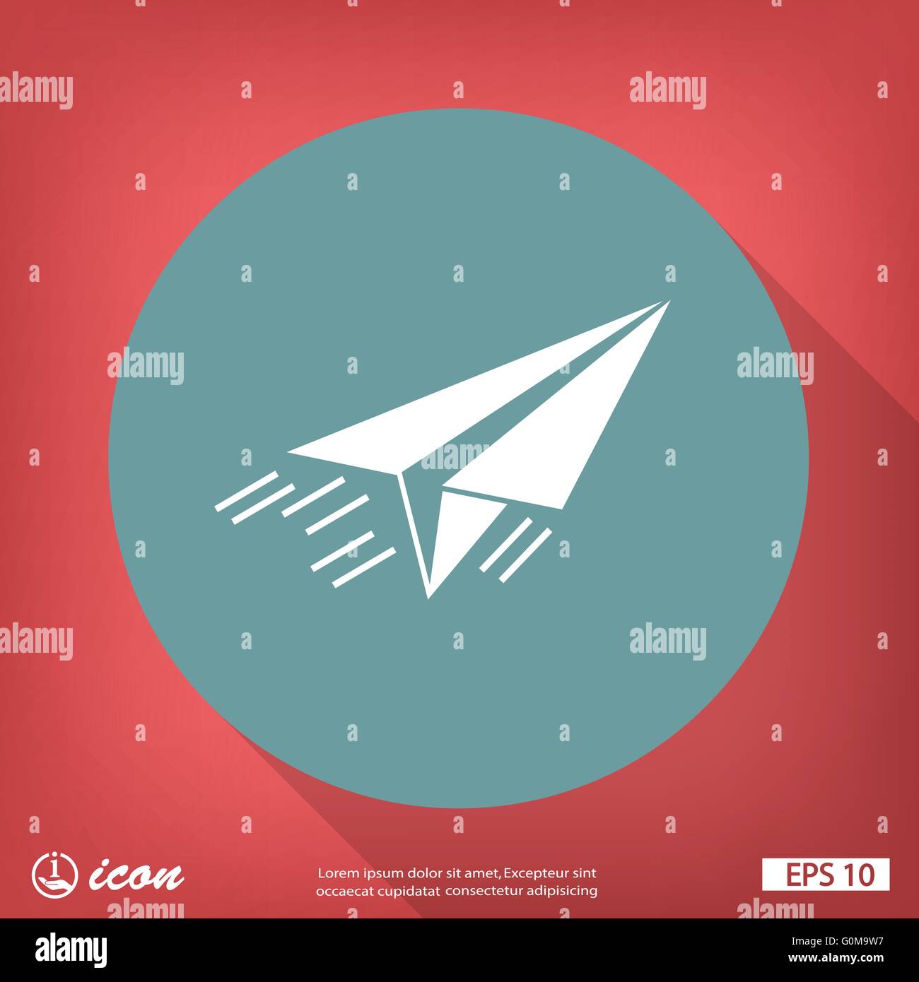 Pictograph of airplane Stock Vector Image & Art - Alamy