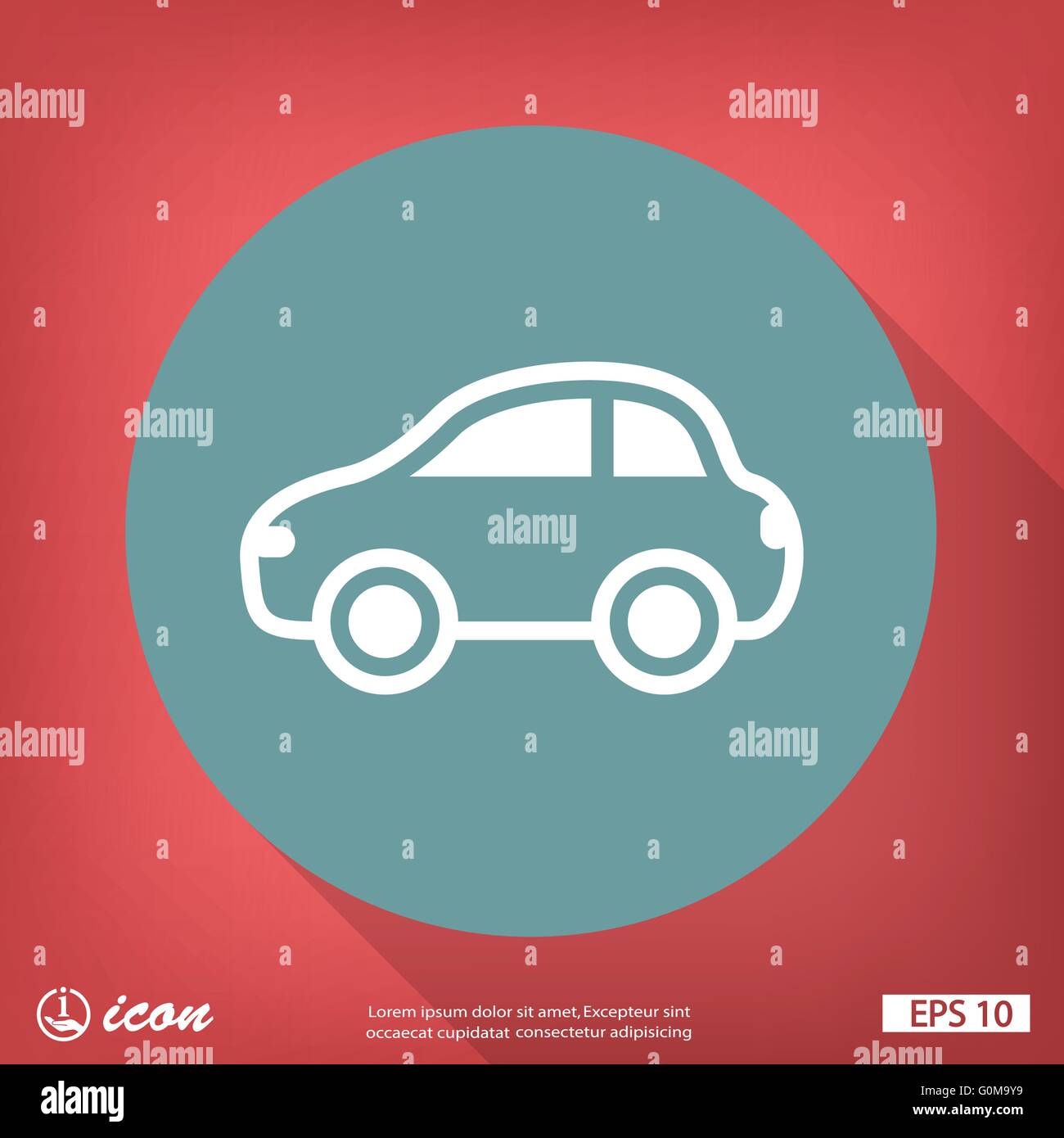 Pictograph of car Stock Vector Image & Art - Alamy