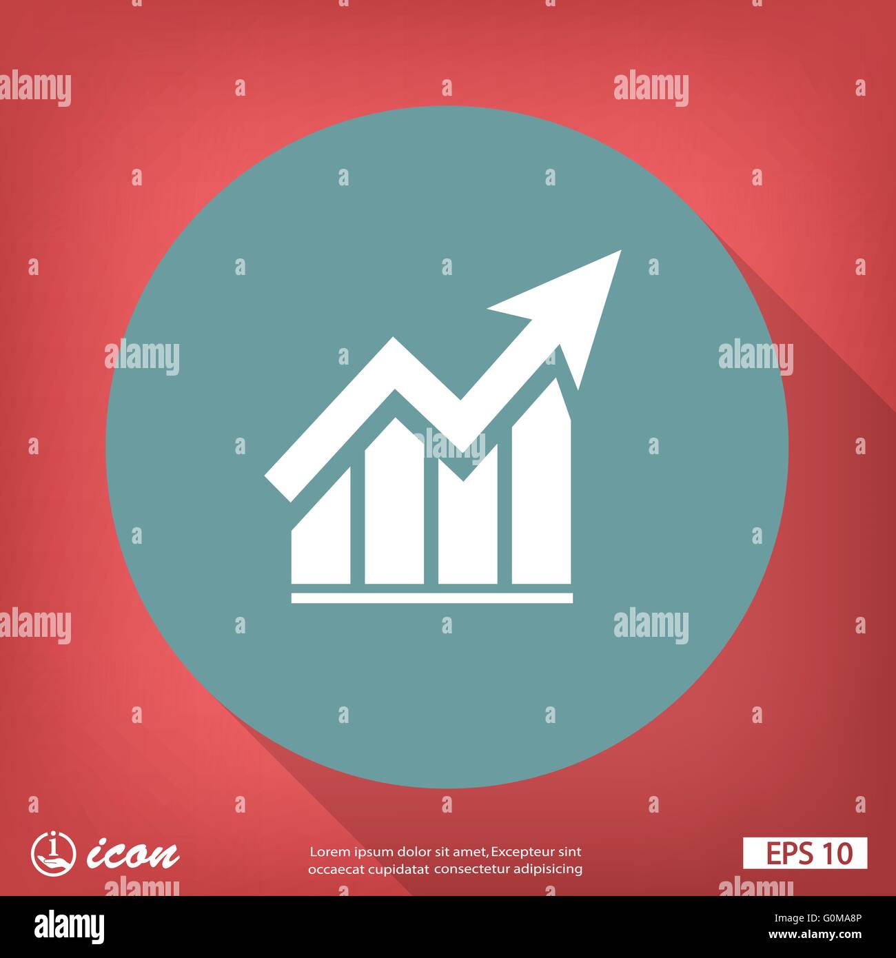 Pictograph of graph Stock Vector Image & Art - Alamy