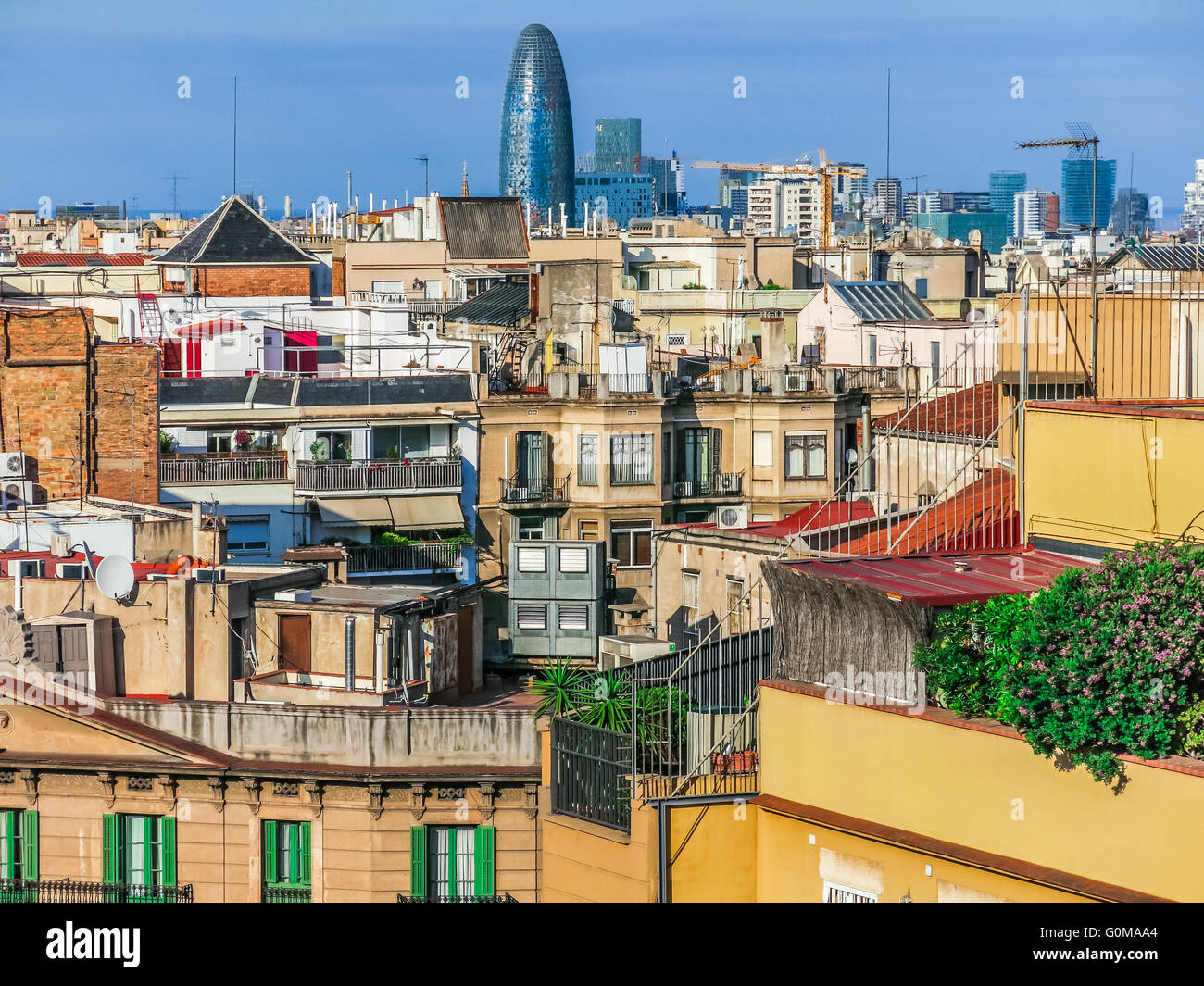 Torre agbar hi-res stock photography and images - Alamy
