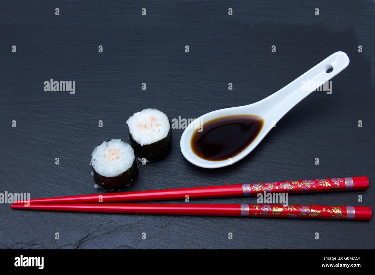 Shrimp maki hi-res stock photography and images - Alamy